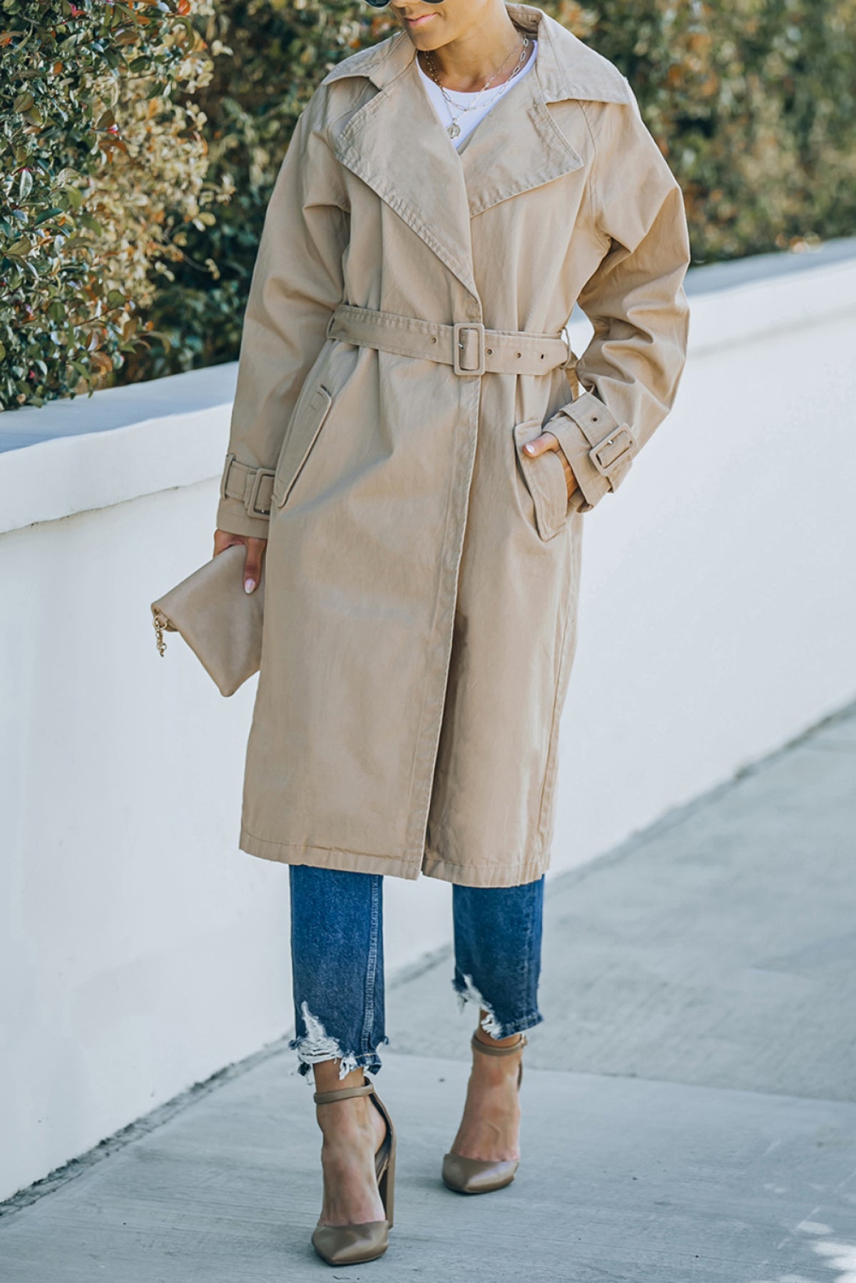 Runway Long Trench Coat – Natural Yoni Eggs